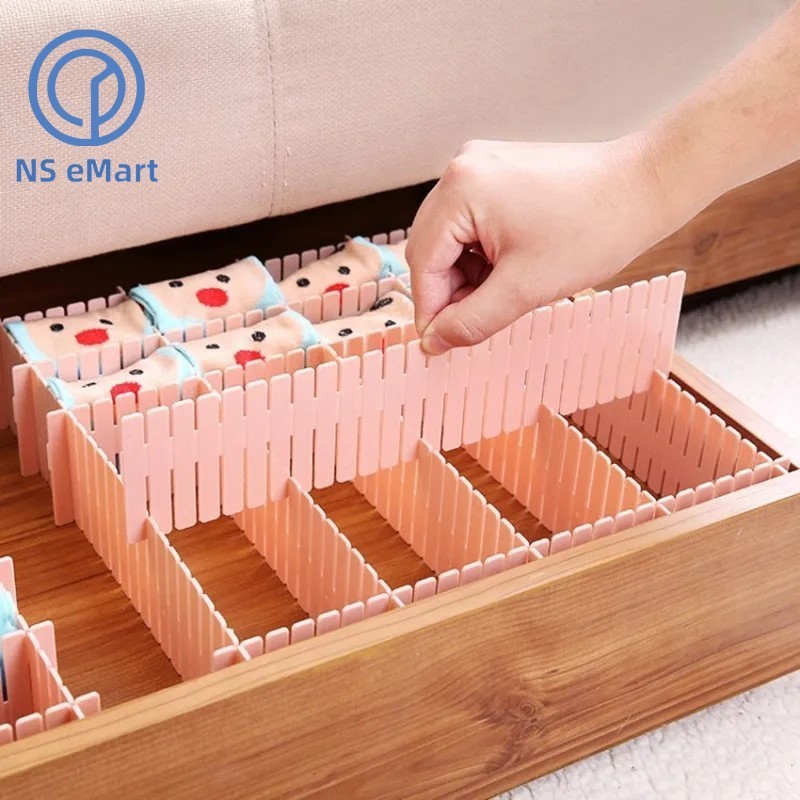4pcs Adjustable Storage Partition Board | Adjustable Drawer Divider ...