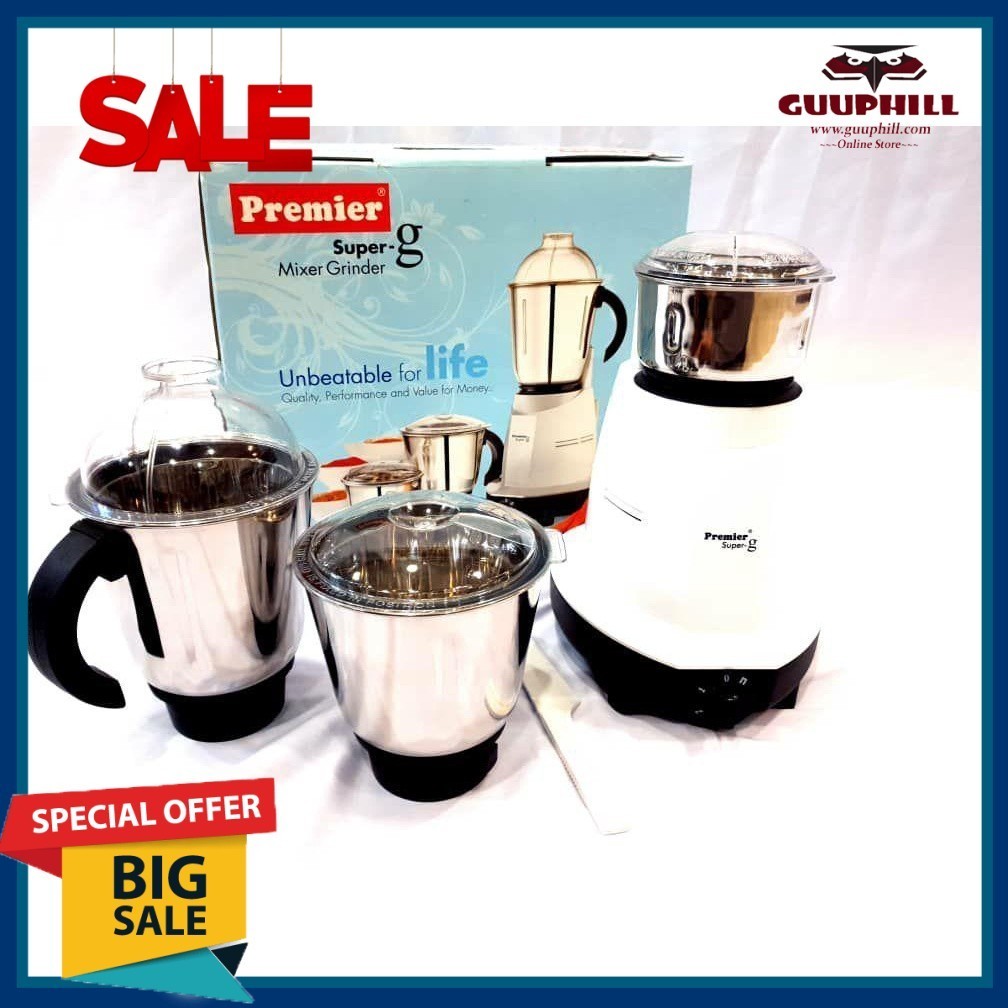 Premier Super G Mixer Grinder Best Quality 1 Year Warranty With Malaysia Plug G11268 Shopee Malaysia
