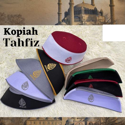 HOT ITEAM Kopiah Tahfiz / Kopiah Keras /Kopiah Putih / Kopiah Hitam ...