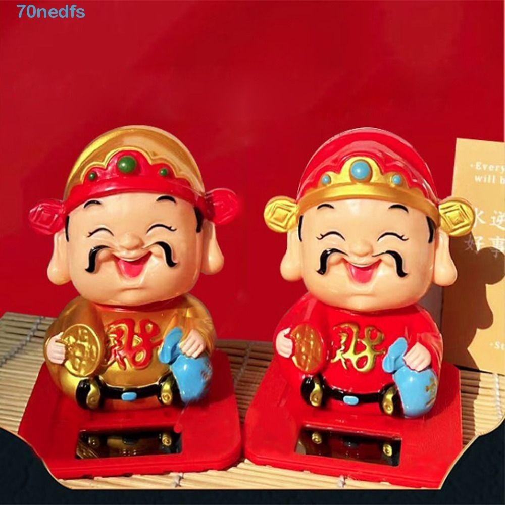 NEDFS Desktop Wealth Coming Statue, Wealth Coming Handcrafts Solar ...