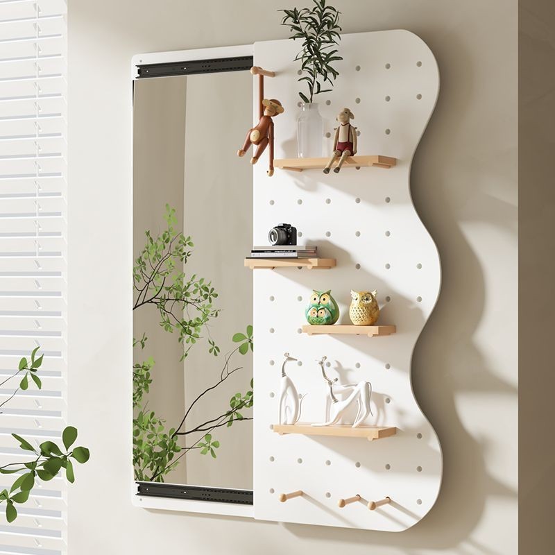 Invisible Dressing Mirror Hole Board Hallway Wall Storage Rack Wall ...