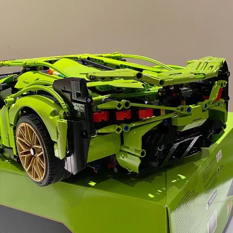 Assemble Lamborghini Sports Car Building Block Model Car Puzzle Friends ...