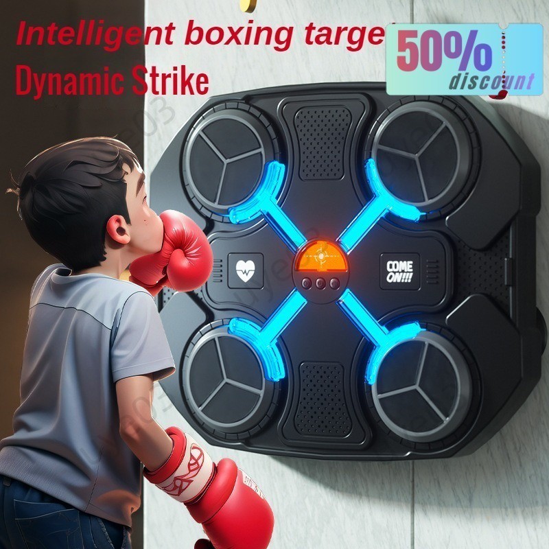Smart Music Boxing Machine Wall Target Rechargeable Bluetooth Boxing ...