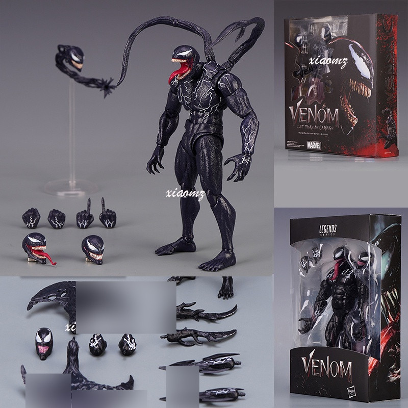 SHF Venom Marvel Movie Ver Change Face Film Articulado Action Figure ...