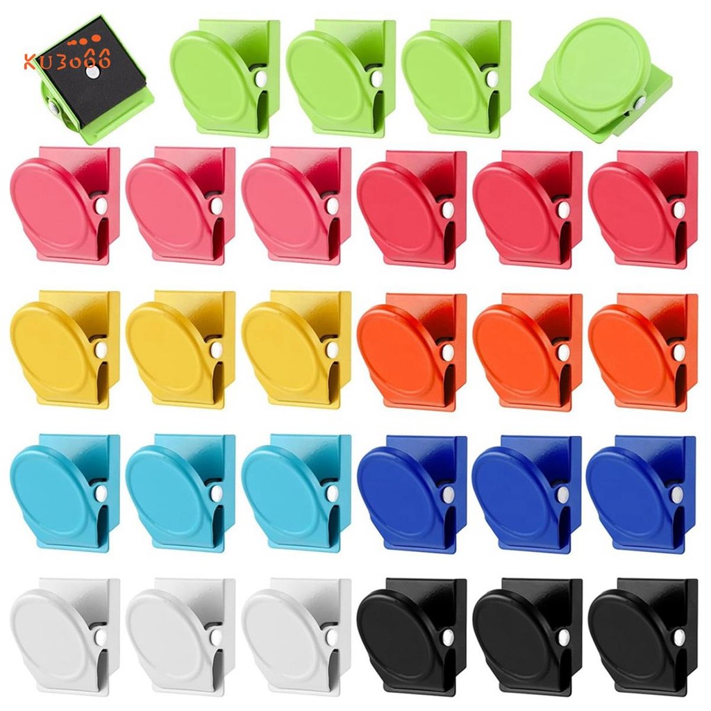 54 Pcs Refrigerator Magnets Clips Metal Heavy Duty Magnetic Clips ...