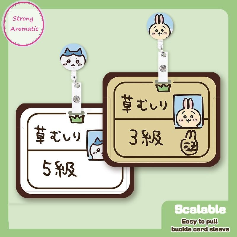 STRO Chiikawa Hachiware Card Case Charms Cute Usagi Cute Cartoon Anime ...