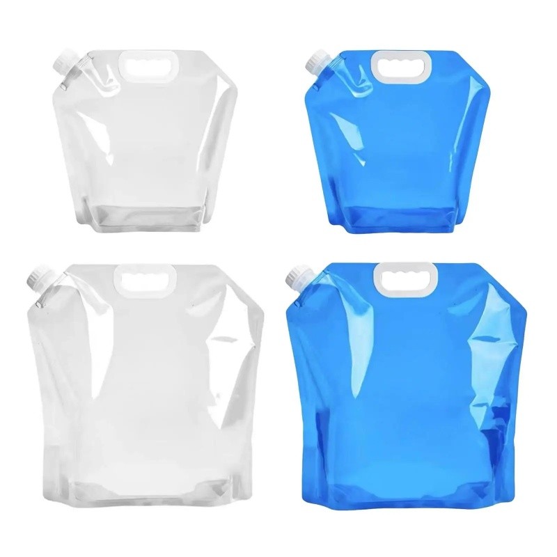 5/10L Outdoor Camping Water Bag Clear Drinking Water Container ...