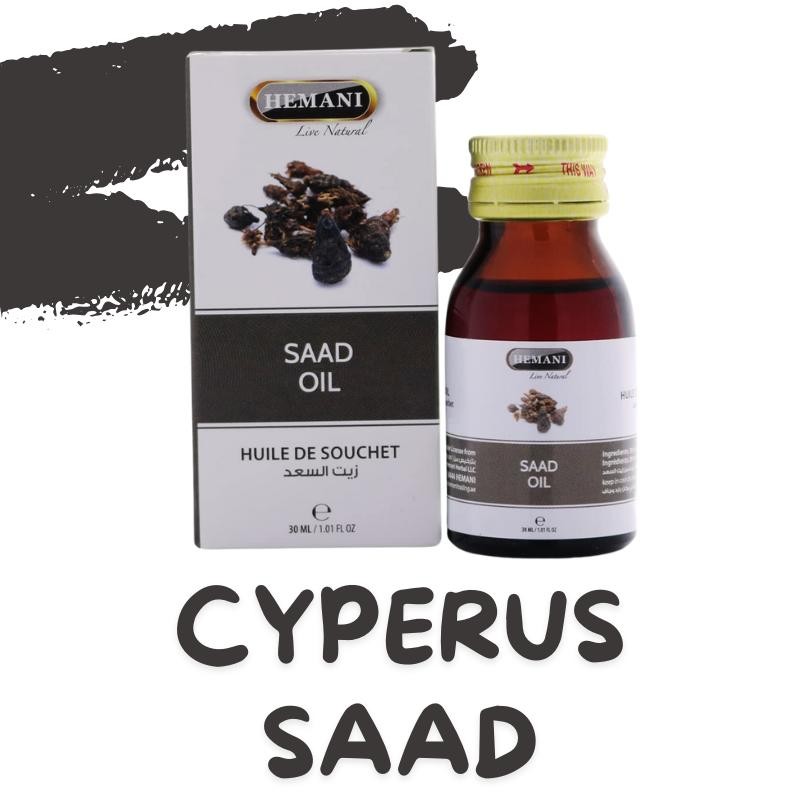Minyak Saad (Cyperus Oil) Hemani 30ml to Reduce Hair Growth after Wax ...