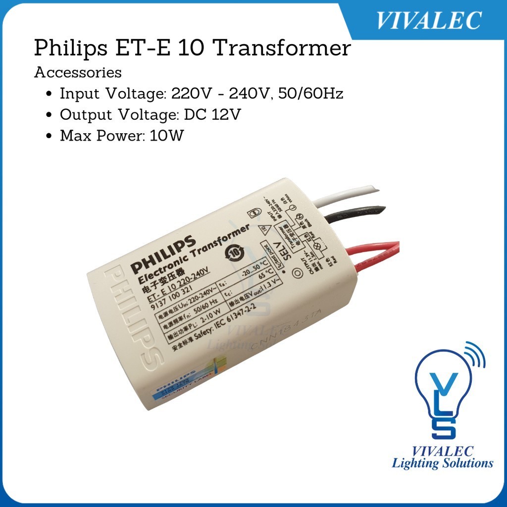 Philips Electronic Transformers ET-E 10 10W 220-240V / Dimmable Led ...