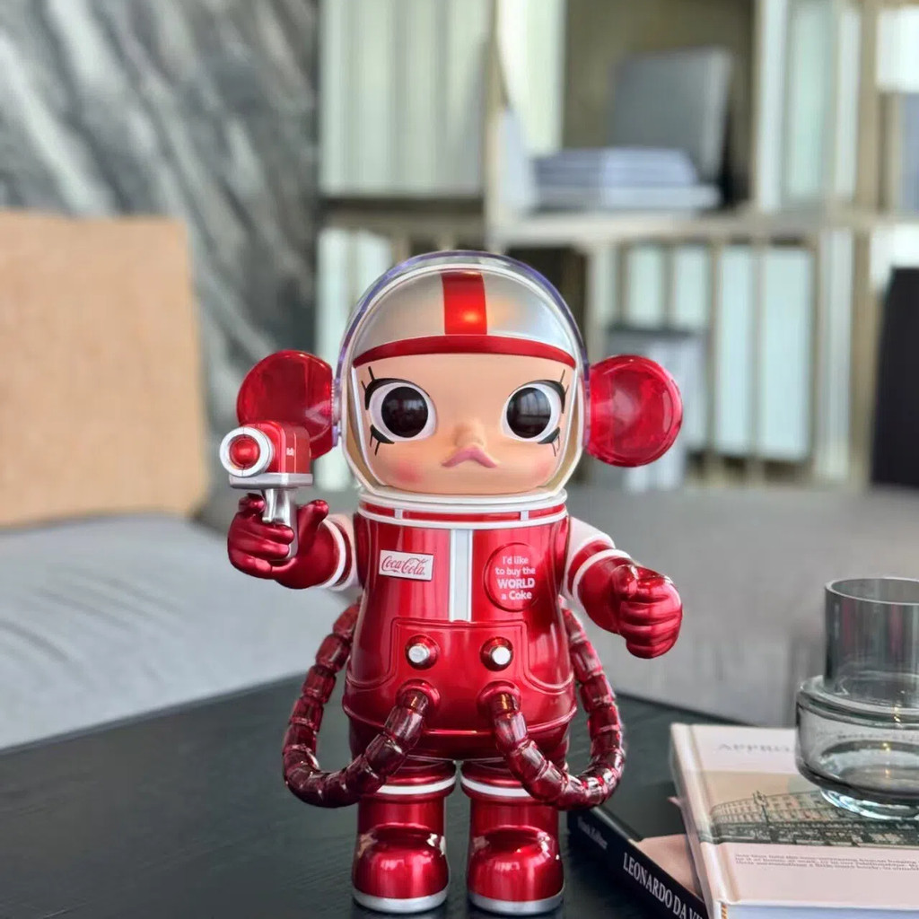 Coca Cola [Ready Stock] POPMART Coca-Cola Second Generation 400% Molly Astronaut Collection ...