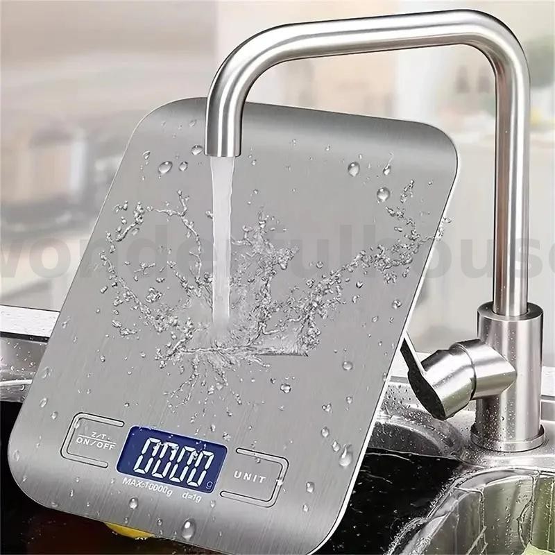 Wonderful 5kg Portable Kitchen Scale Coffee Scale Electronic Stainless ...