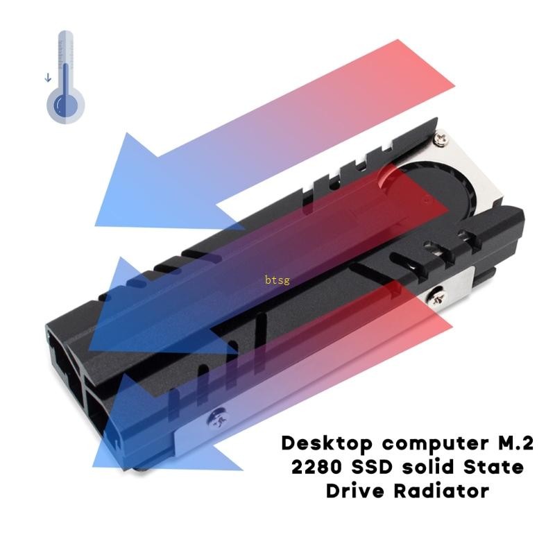 BT M2 SSD Heatsink NVME 2280 Solid Disk Drive Radiator Cooler Cooling ...