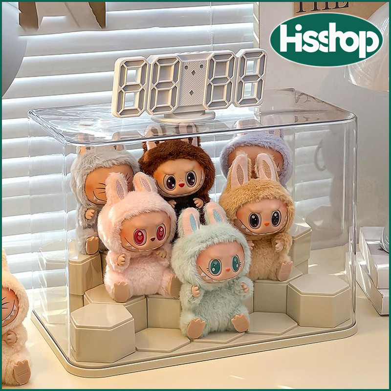 Labubu display box, Labubu v1 v2 v3 doll storage box, Acrylic plush ...