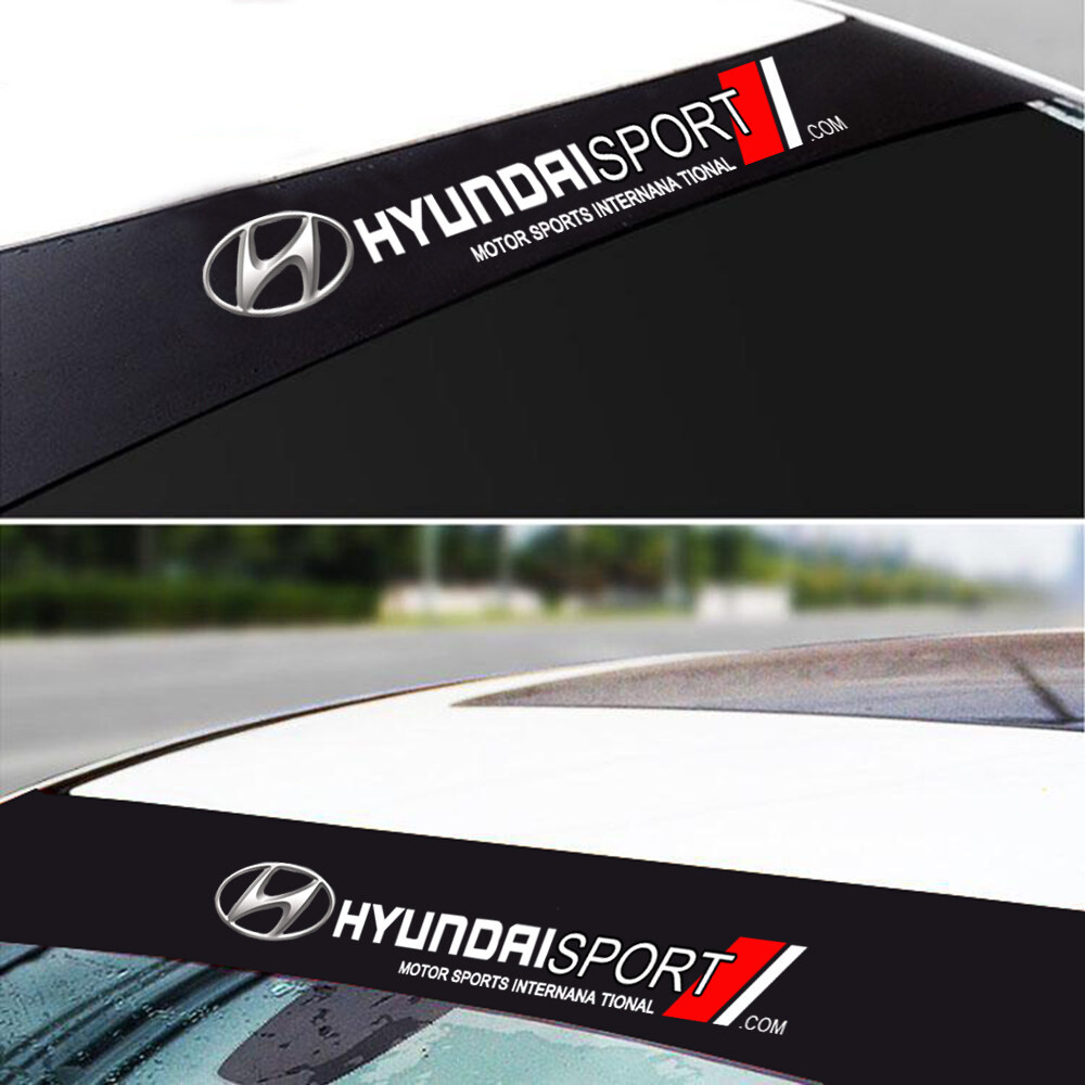 Car front windshield sticker suitable for Hyundai Elantra Grand Starex ...