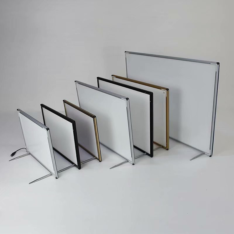 ad light box aluminum profile light box led slim light box portable led ...