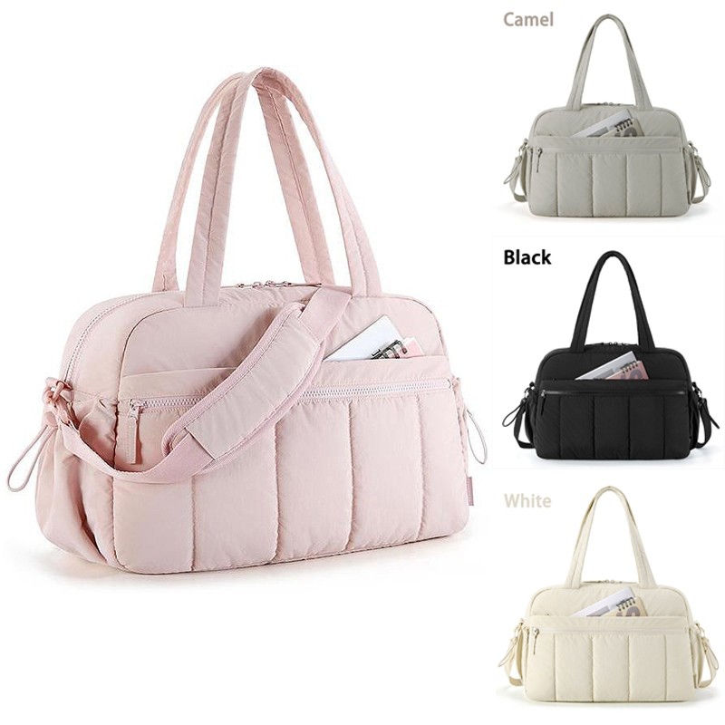 Puffer bag Travel Duffel Bag Lightweight Tote Bag Sport Shoulder Gym ...