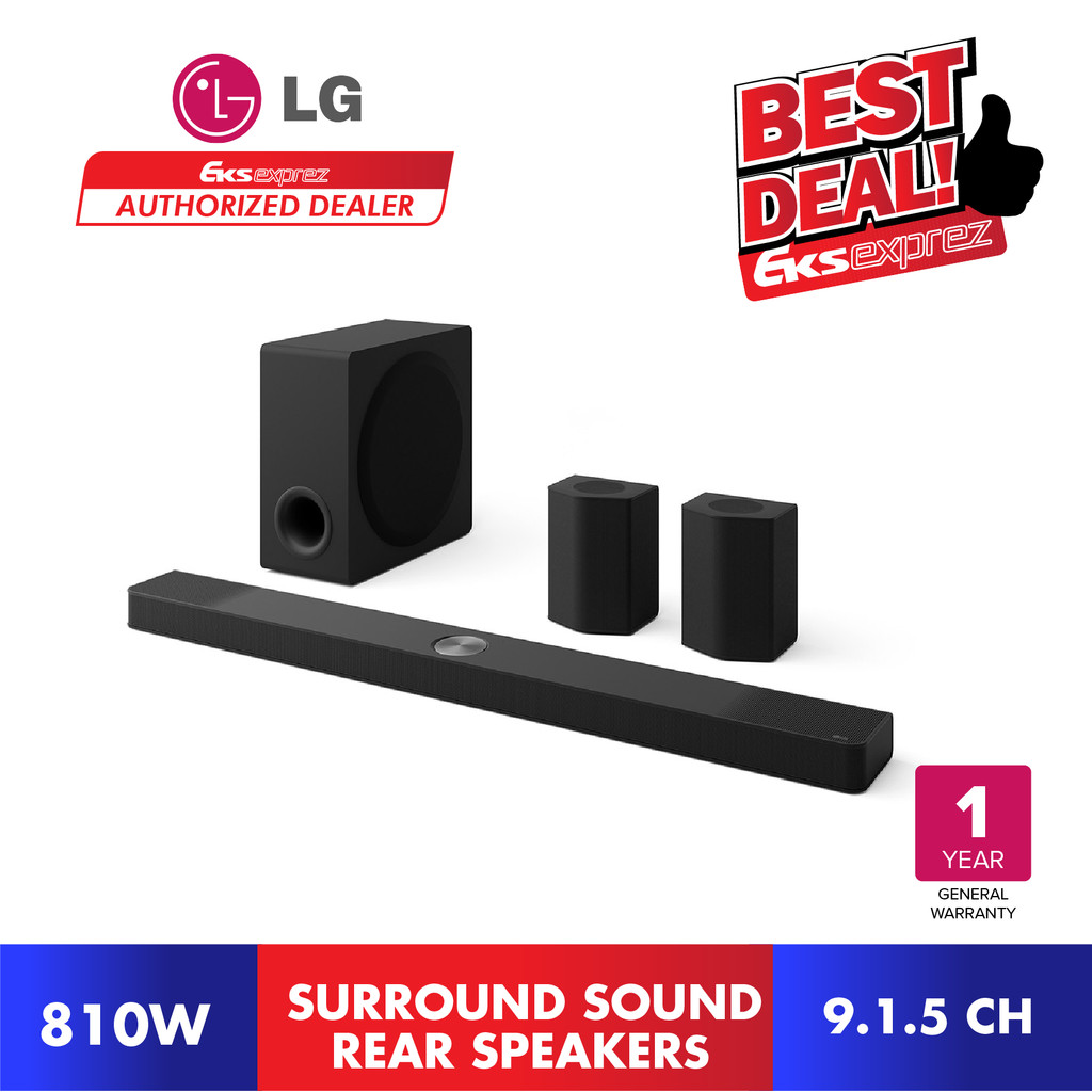[TnG RM 100] LG S95TR LG Home Theater Soundbar with Surround Sound Rear ...