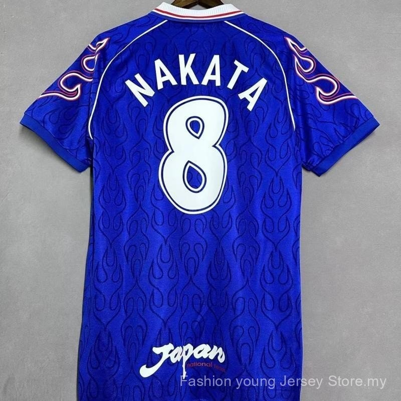 1998 jepun home football jersey Nakata 8 naayama 9 lelaki baju bola ...