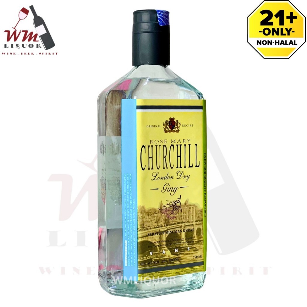 Rose Mary Churchill London Dry Gin 750ML | Shopee Malaysia