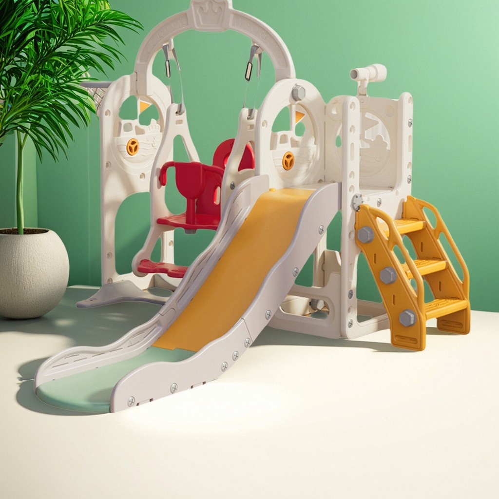 Children'S Slide Indoor Climbing Toys Baby Large Swing Combination Home ...