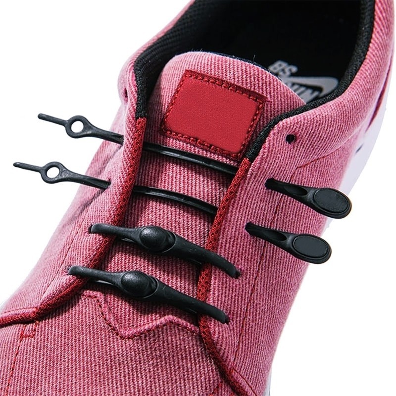 New round elastic laceless laces silicone laces for men women all ...