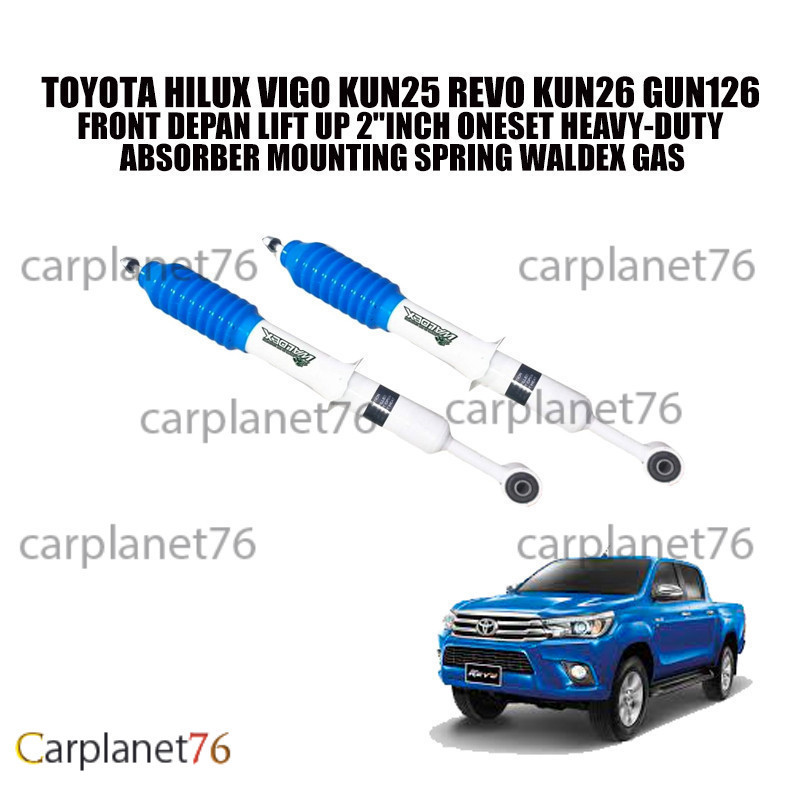 TOYOTA HILUX VIGO KUN25 REVO KUN26 GUN126 FRONT DEPAN LIFT UP 2"INCH ...