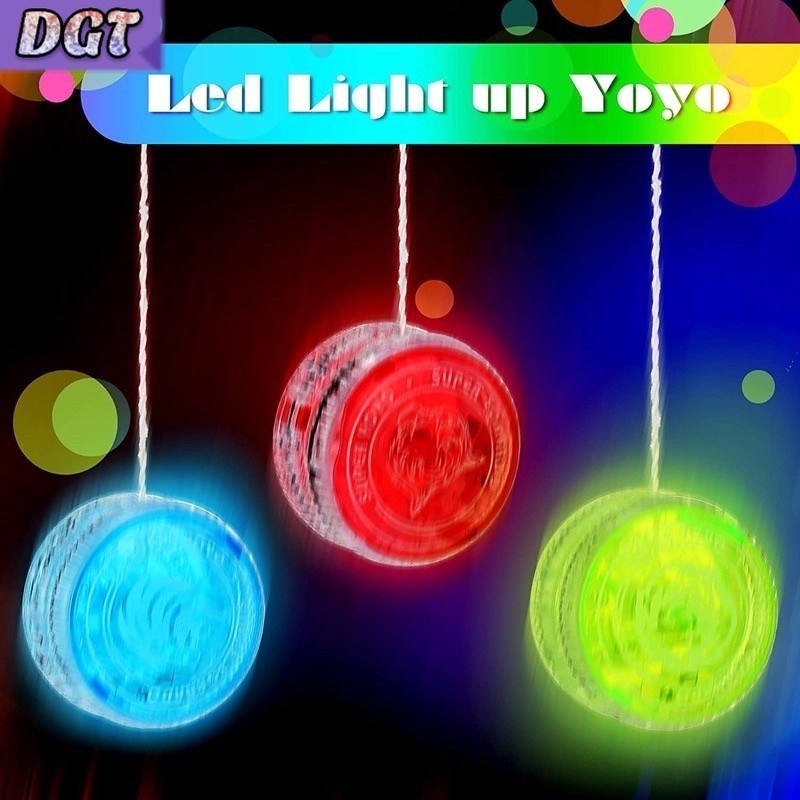 DGT Glowing Led Light Up Magic Yoyo Competition Luminous Professional ...