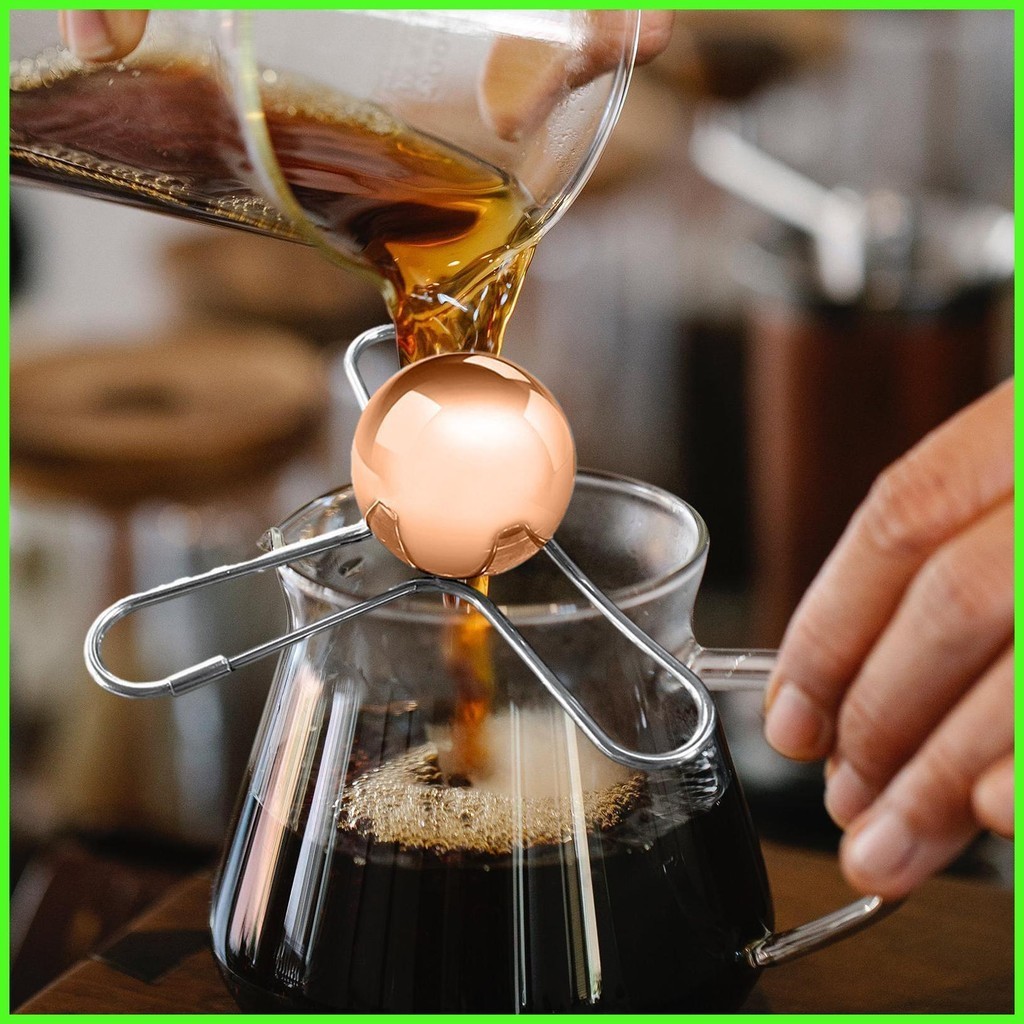 Coffee Cooling Ball Stainless Steel Espresso Frozen Ball Metal Sphere ...