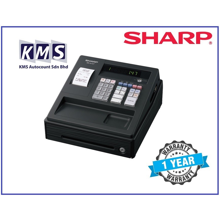 Cash Register Machine SHARP XE-A137(Black) | Shopee Malaysia