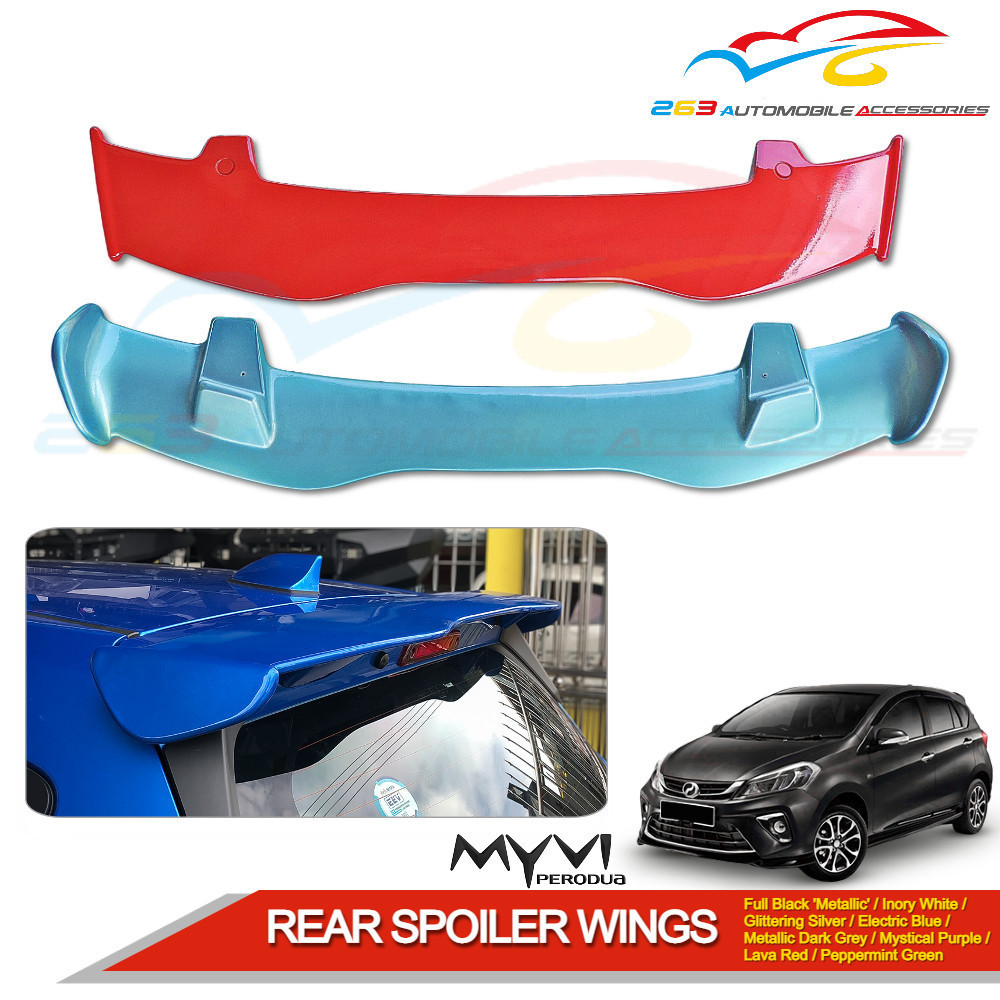PERODUA MYVI 2018-2023 REAR SPOILER WINGS MUGEN STYLE 'ABS' | Shopee ...