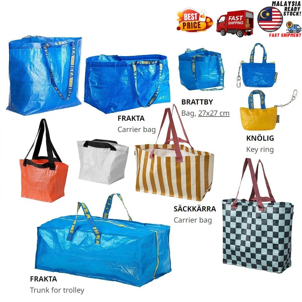 MINIKEA Famous Daily Blue Reusable Carrier Shopping Bag . Coin Bag ...