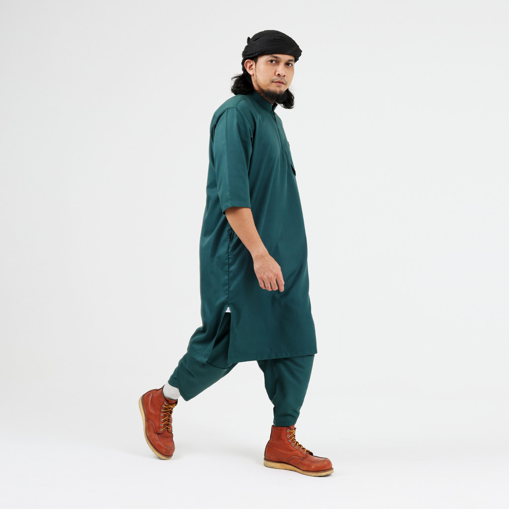 Emerald Green Kurta Afdal 2024 Limited Edition | Shopee Malaysia