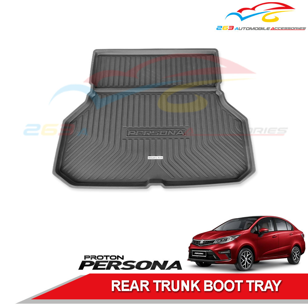 PROTON PERSONA 2016-2023 REAR TRUNK BOOT TRAY LUGGAGE CARGO TRAY (BLACK ...