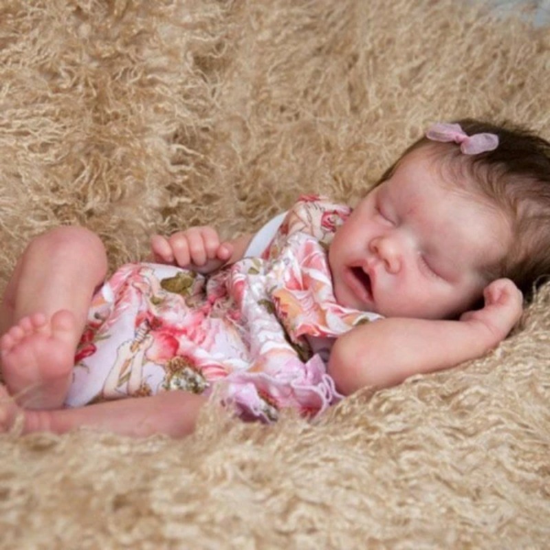 12/17Inches Bebe Reborn Vinyl Reborn Baby Lifelike Already Painted Doll ...