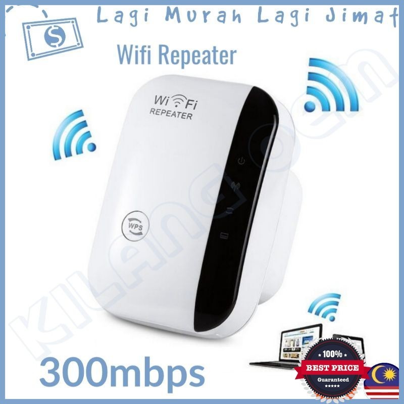 300Mbps Wireless WiFi Repeater Wifi Extender Wi-Fi Amplifier 802.11N/B ...