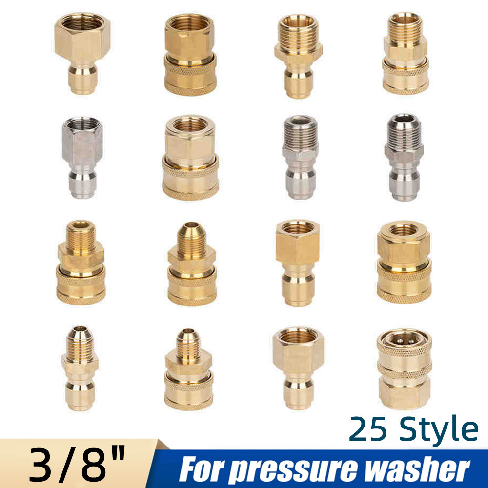 Car Wash High-pressure Cleaning Machine 3/8 Inch All Copper Male and ...