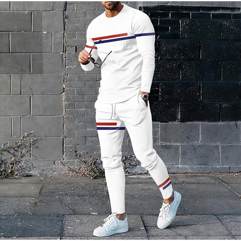 Trendy Designer Clothes 3D Print Oversize Suit Men Casual Long Sleeve ...