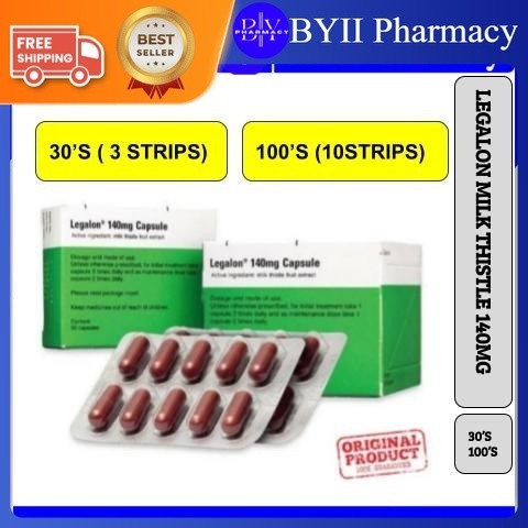 Legalon 140mg 10X10'S or 3x10's (Liver Tonic) | Shopee Malaysia