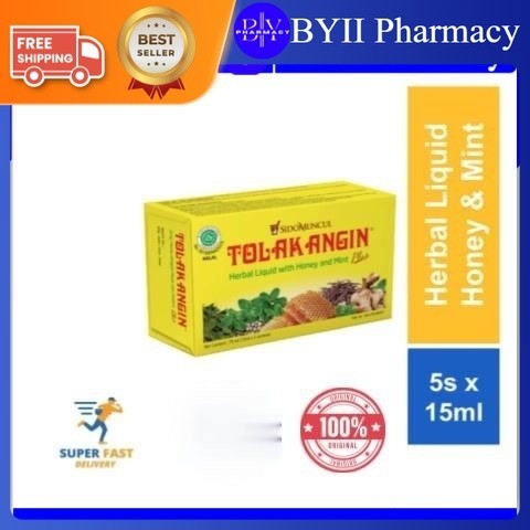 Tolak Angin Herbal Liquid 15ml x 5s (Ubat Cair Herba Masuk Angin Madu ...