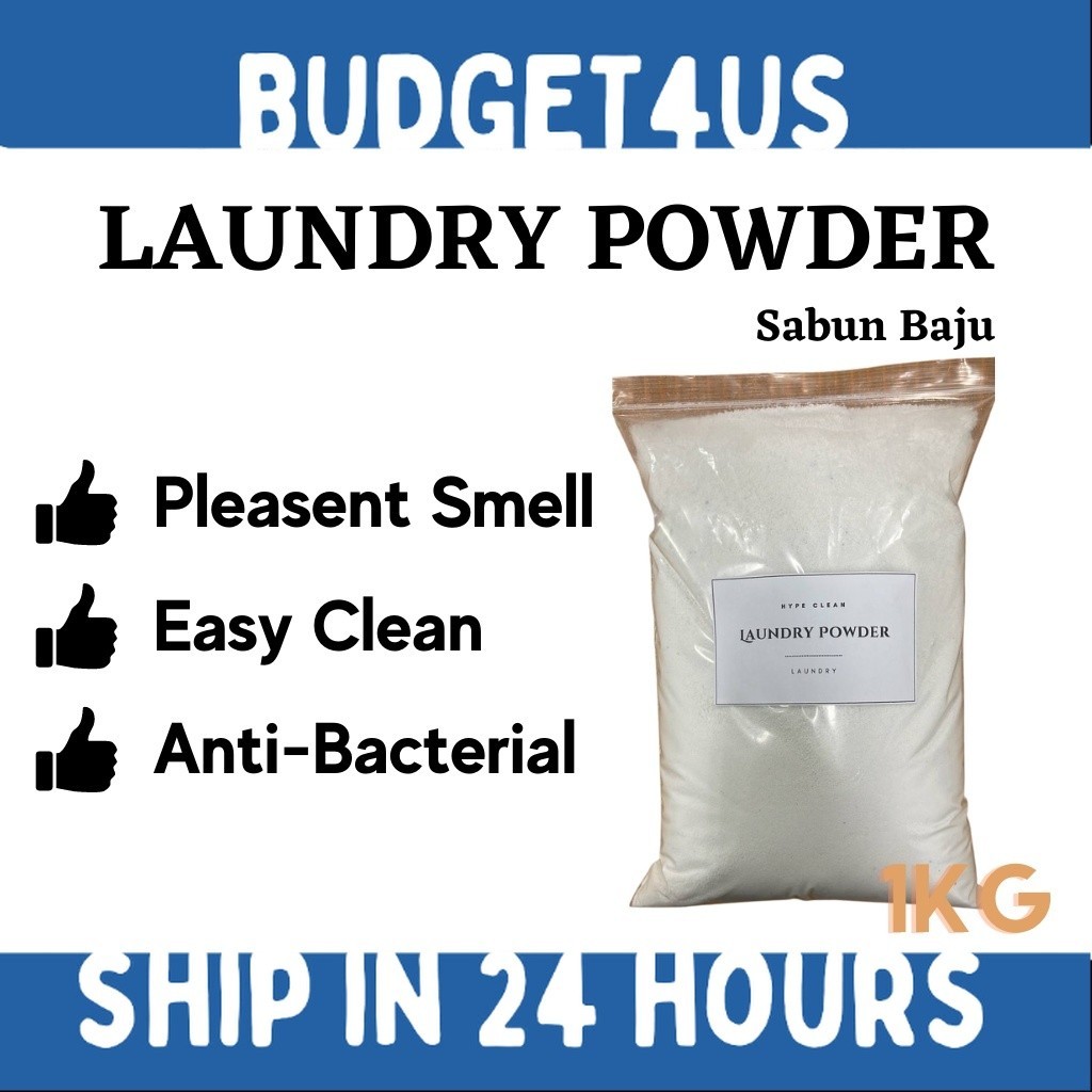 [1KG] Sabun basuh rendam Sebuk Laundry Powder Clothes washing powder ...