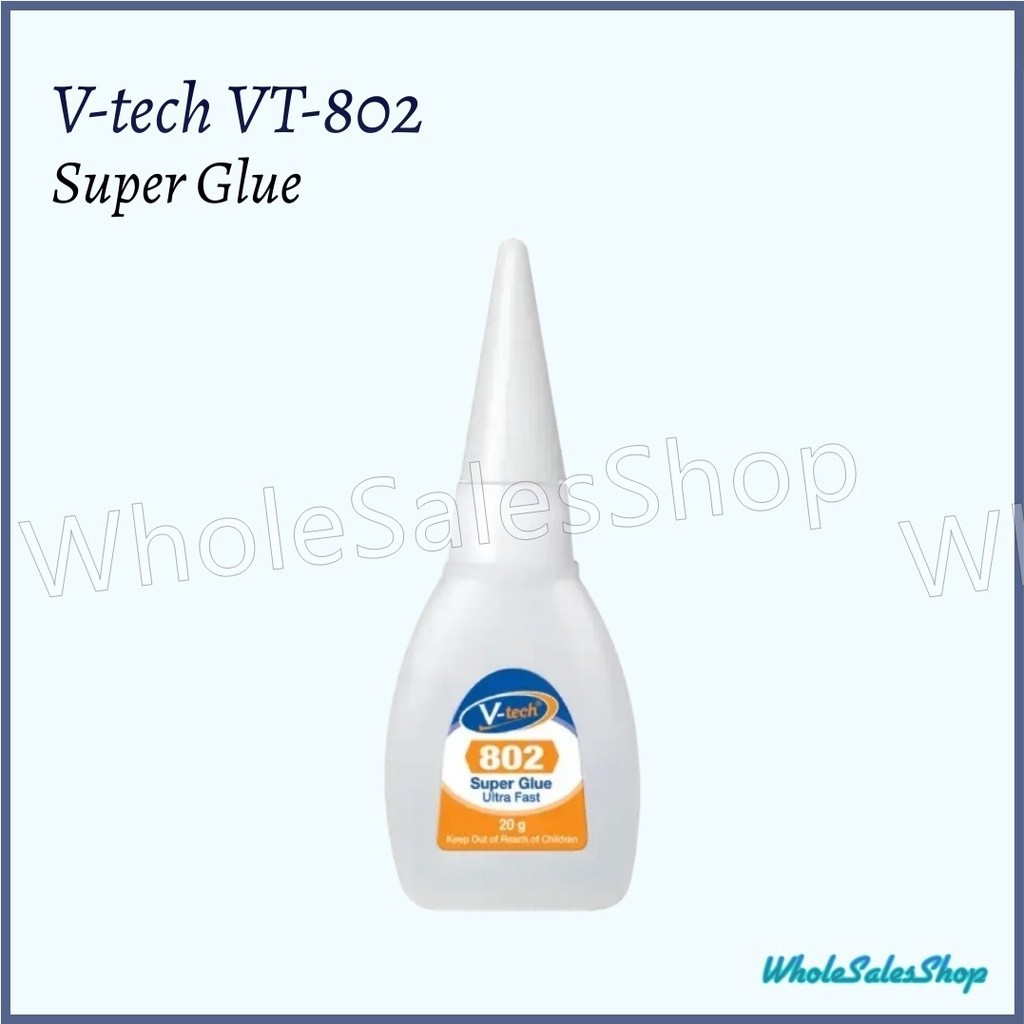V-Tech VT-802 502 Super Glue 3 Second Ultra Fast Dry Glue 3 Saat Gam ...