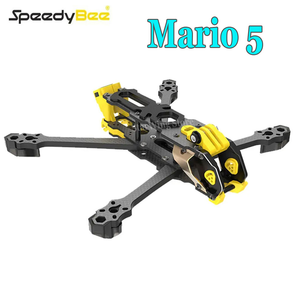 SpeedyBee Mario 5 Frame Kit DC / XH Version with Carbon Fiber Plate FPV ...