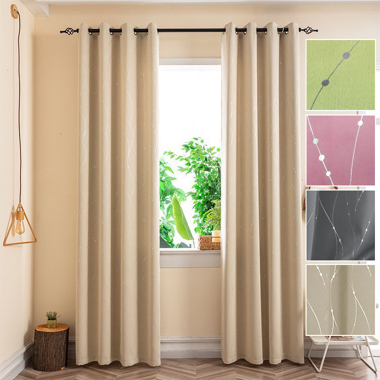 80-Proof Curtain-Uv Protection Silver Stripes Hot Reduction (Window ...