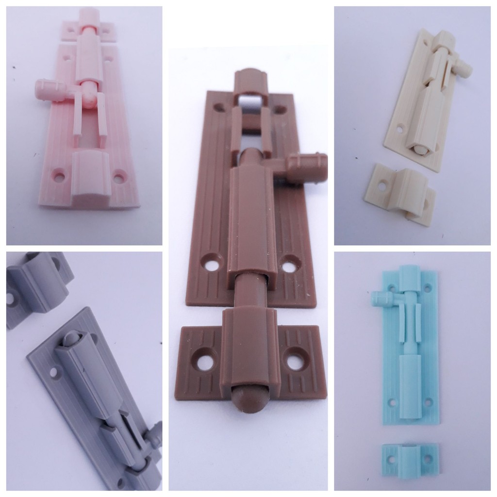 PVC Door Latch / Door Lock For Bathroom And Toilet Accesories | Shopee ...