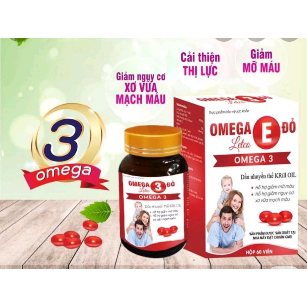 Letcopharco OMEGA 3 RED - Supports Blood Fat Reduction, Reduces the ...