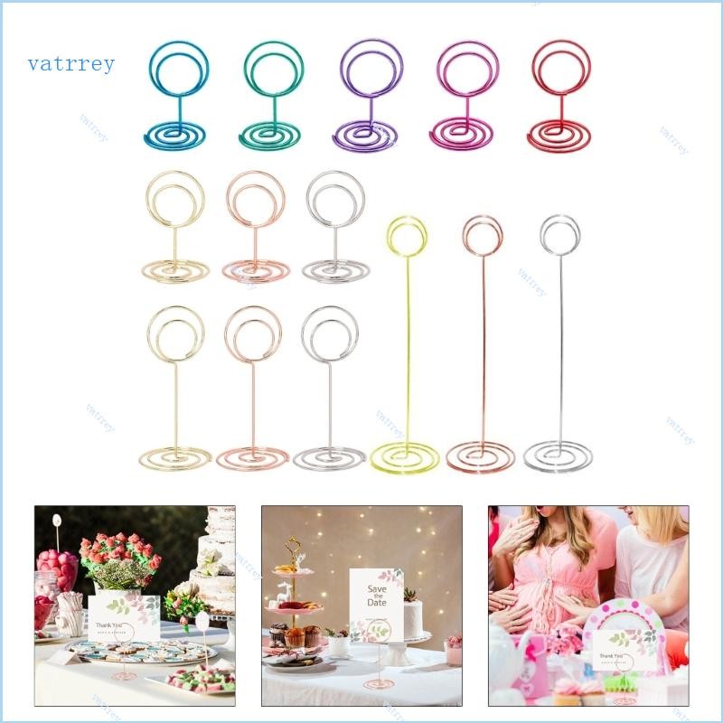 VA 10Pieces Table Number Holders Wire Place Card Clip Holders Memos ...