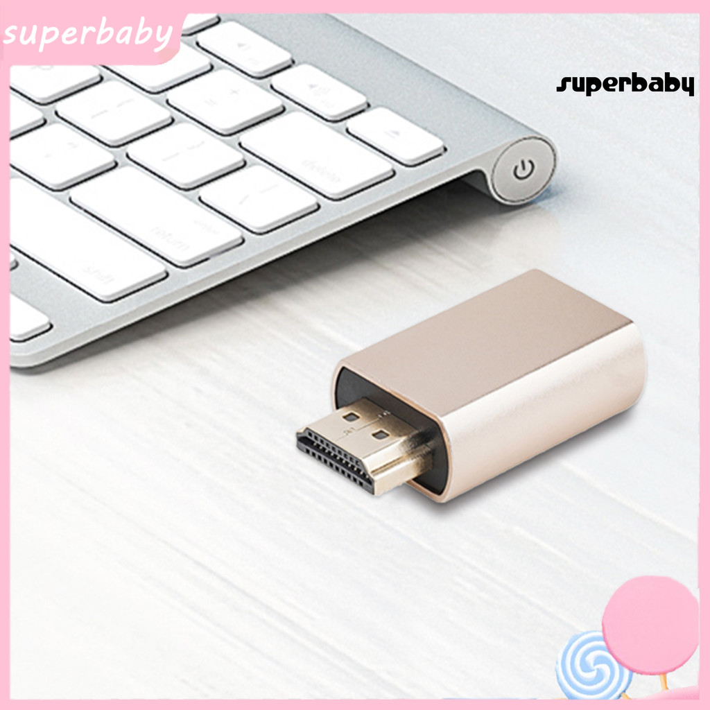 [superbaby.]HDMI-Compatible Virtual Monitor Display Emulator Male To ...