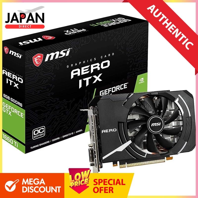 MSI GeForce GTX 1660 Ti AERO ITX 6G OC Graphics Board VD6893 | Shopee ...