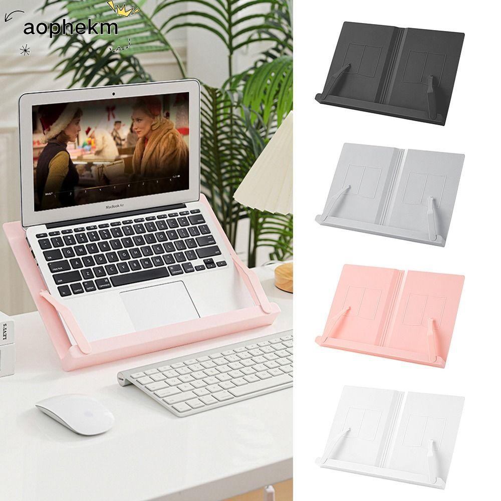 AOPHEKM Desktop Reading Rack, Adjustable Large Size Book Stand, Solid ...
