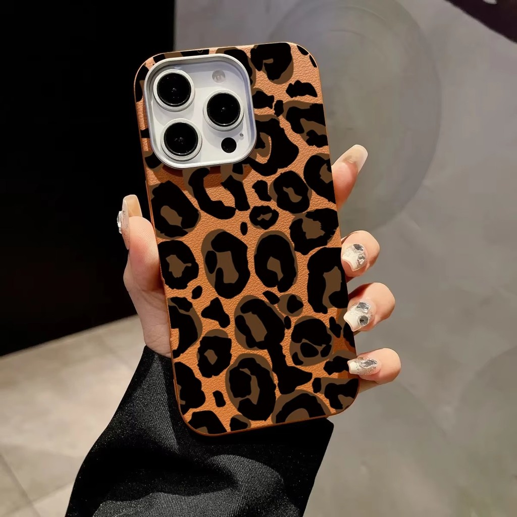 Fashion Leopard Print Leather Pattern Case For Samsung A16 A06 A35 A25 A55 A26 A14 A36 A15 A24 ...